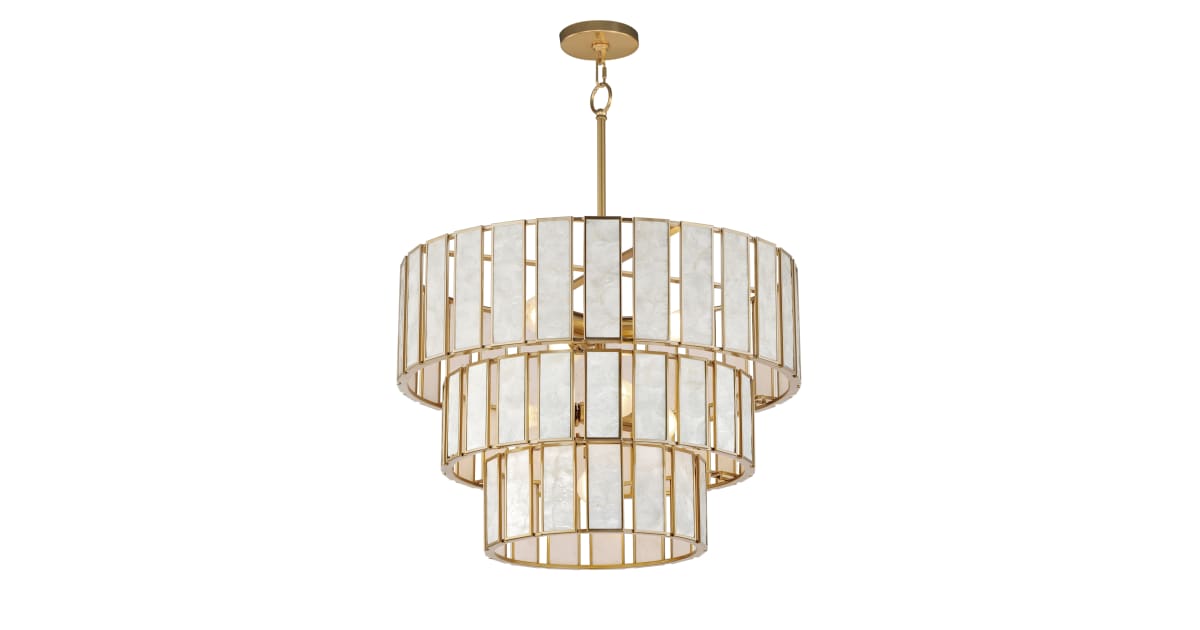 Maxim 12808CZNAB Miramar 7 Light 26" Wide Waterfall Chandelier ...