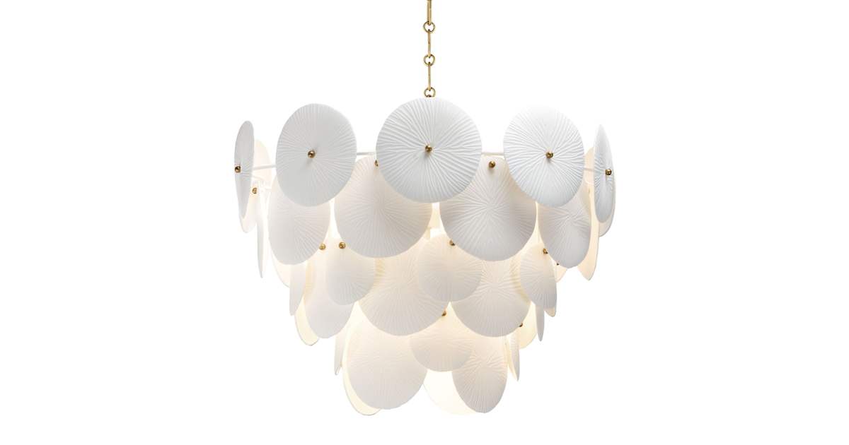 Maxim 12825WTNAB Isla 5 Light 24" Wide Waterfall Chandelier | Ferguson Home