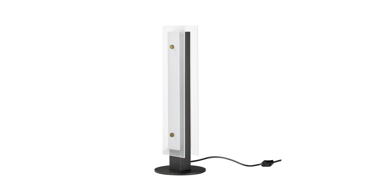 Maxim 21197CRBKNAB Spectre 23" Tall LED Column Table Lamp | Ferguson Home