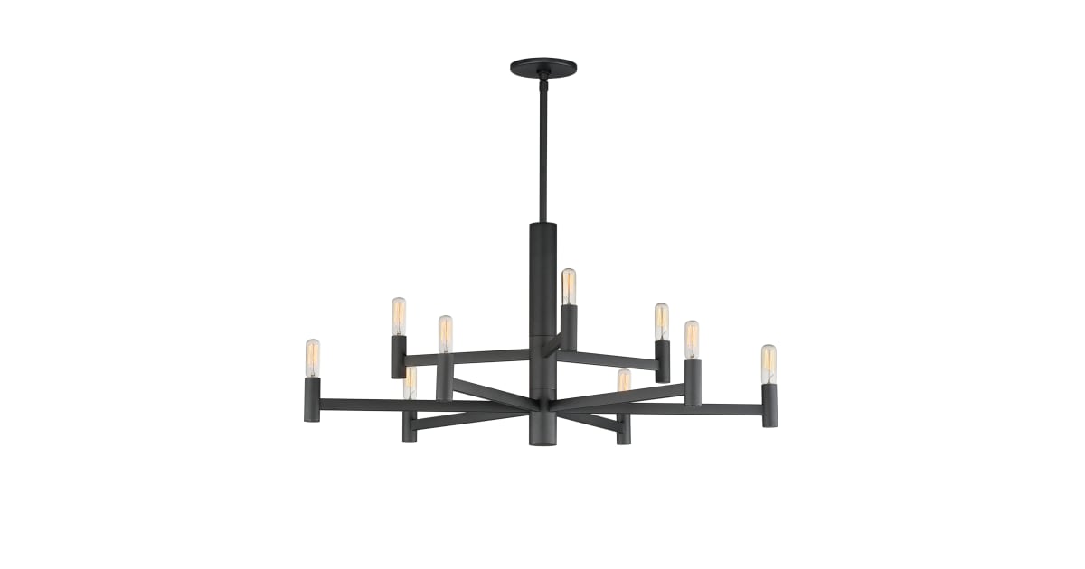 Maxim 21369BK Emana 9 Light 34" Wide Chandelier | Ferguson Home