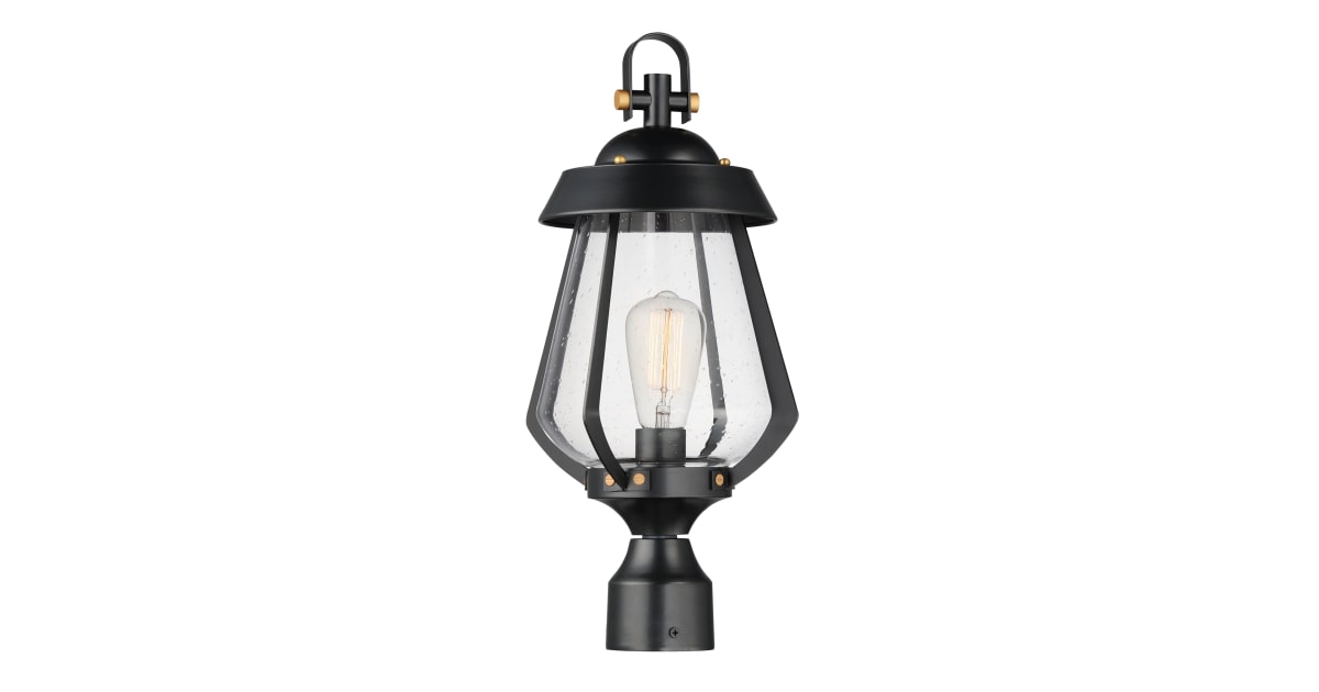 Maxim 30629CDBKAB Mariner 20" Tall Post Light | Ferguson Home