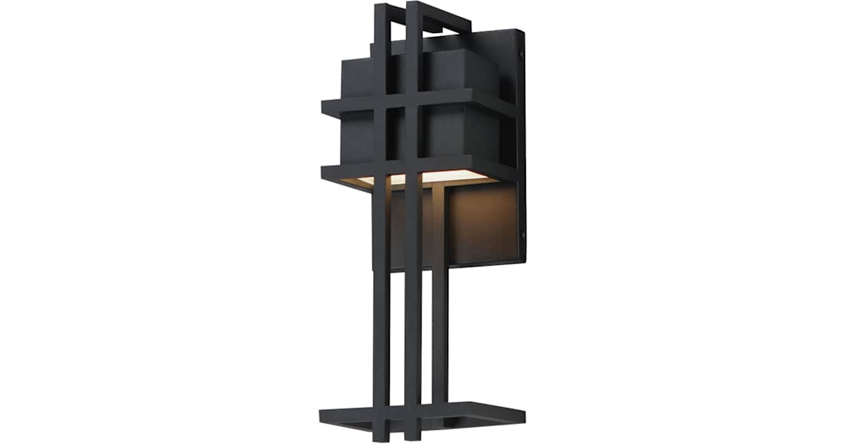Maxim 30772BK Prairie 13" Tall ADA Compliant LED Wall Sconce | Build.com