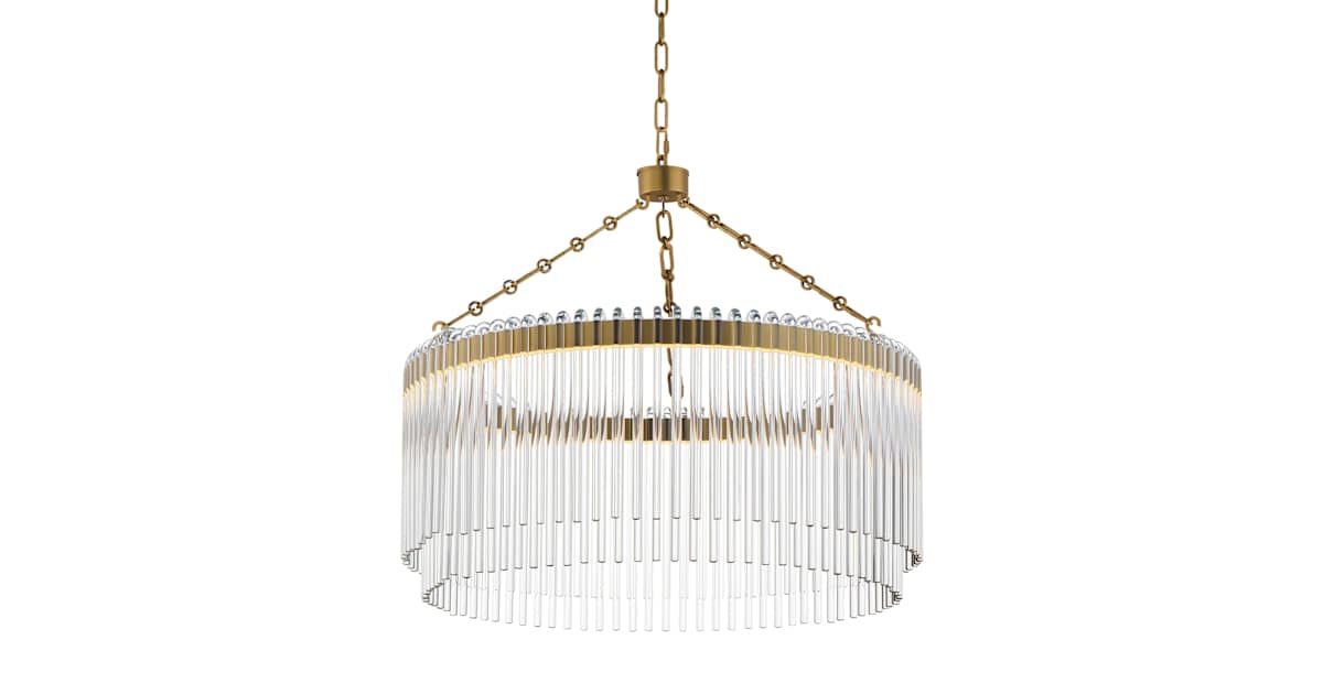 Maxim 38422CLNAB Jolie 24" Wide LED Pendant | Build.com