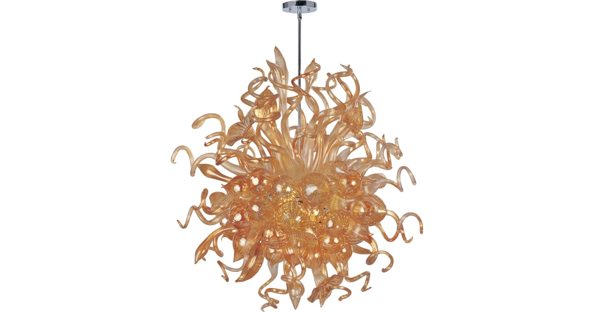 Maxim 39726COPC Mimi LED 37" Wide LED Chandelier | Ferguson Home