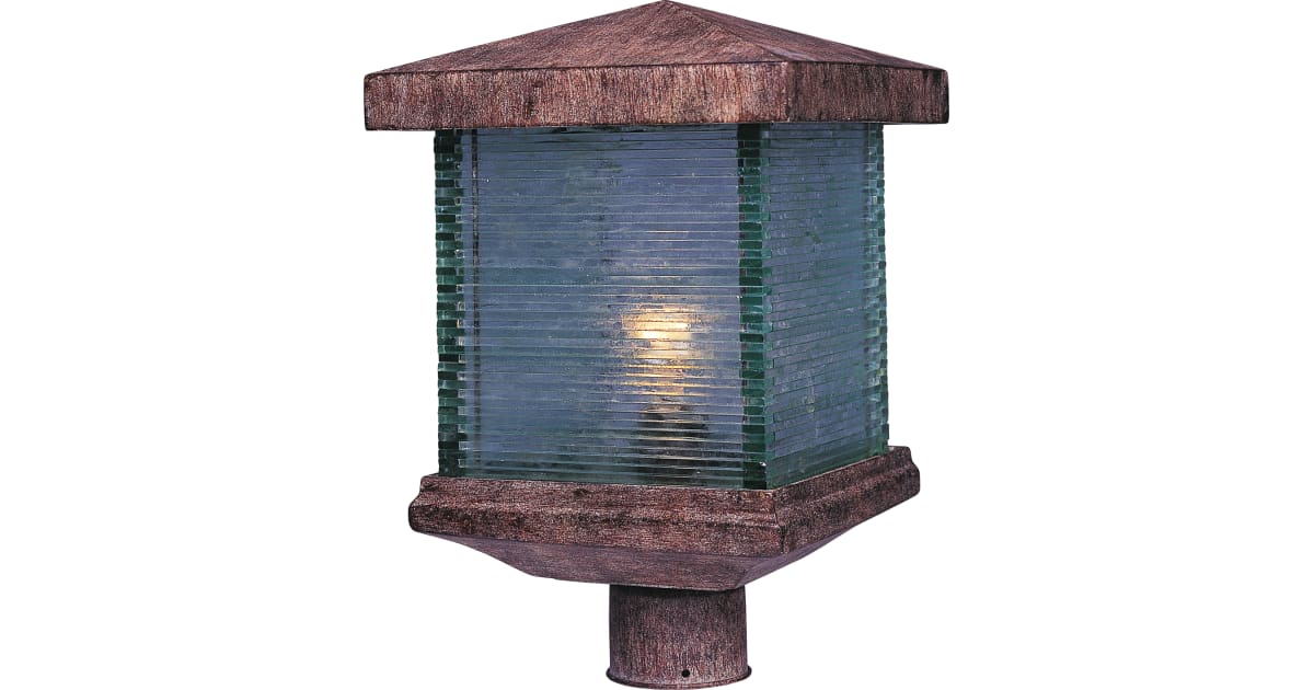 Maxim 48735CLET Triumph VX 1 Light Outdoor Post Light | Ferguson Home