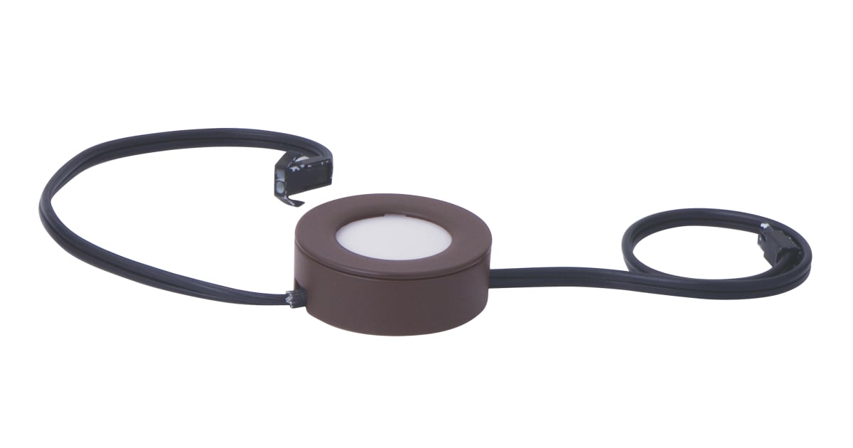 Maxim 53880BRZ CounterMax MX-LD-AC 1 Light LED Under Cabinet Puck and ...