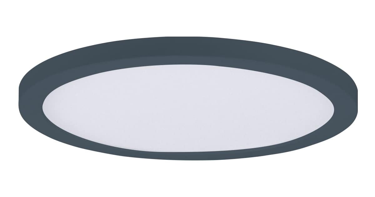 Maxim 57594WTBK Chip 9" Wide LED Flush Mount Ceiling Fixture - 3000K ...
