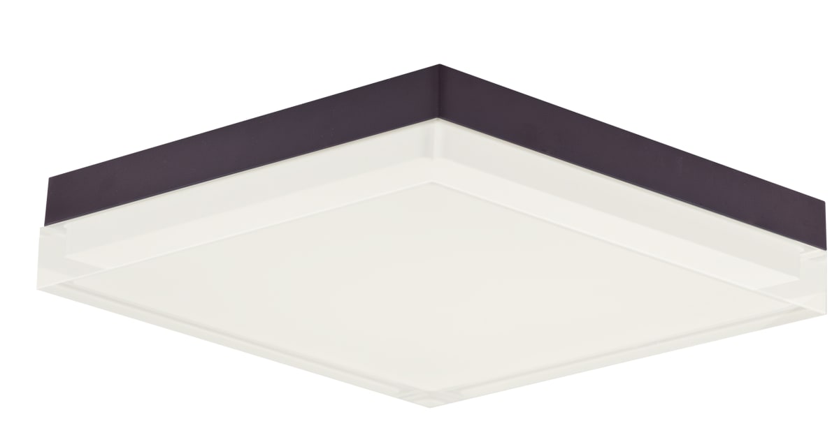 Maxim 57689CLFTBZ Illuminaire II 11" Wide Integrated LED Flush Mount ...