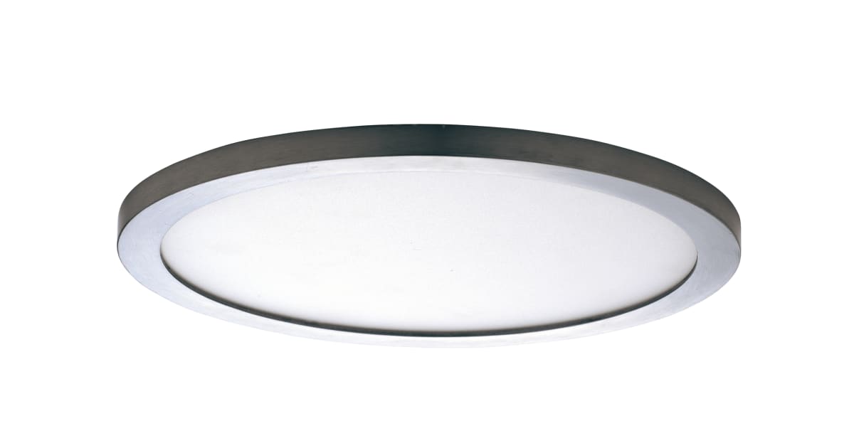 Maxim 57715WTSN Wafer 10" Wide LED Flush Mount Ceiling Fixture | Build.com