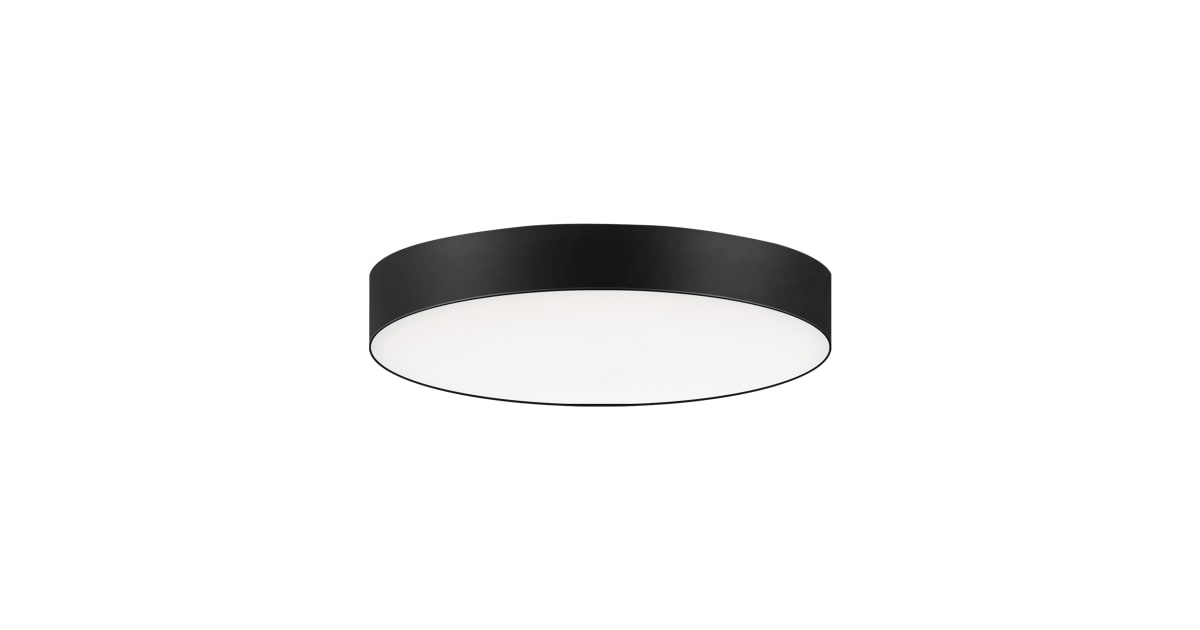 Maxim 57884WTBK Trim 9" Wide LED Flush Mount Ceiling Fixture | Ferguson ...