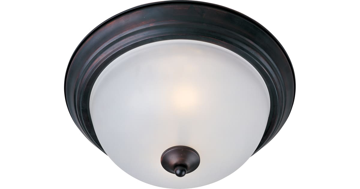 Maxim 5840FTOI Essentials 11" Wide 1 Light Ceiling Light | Ferguson Home