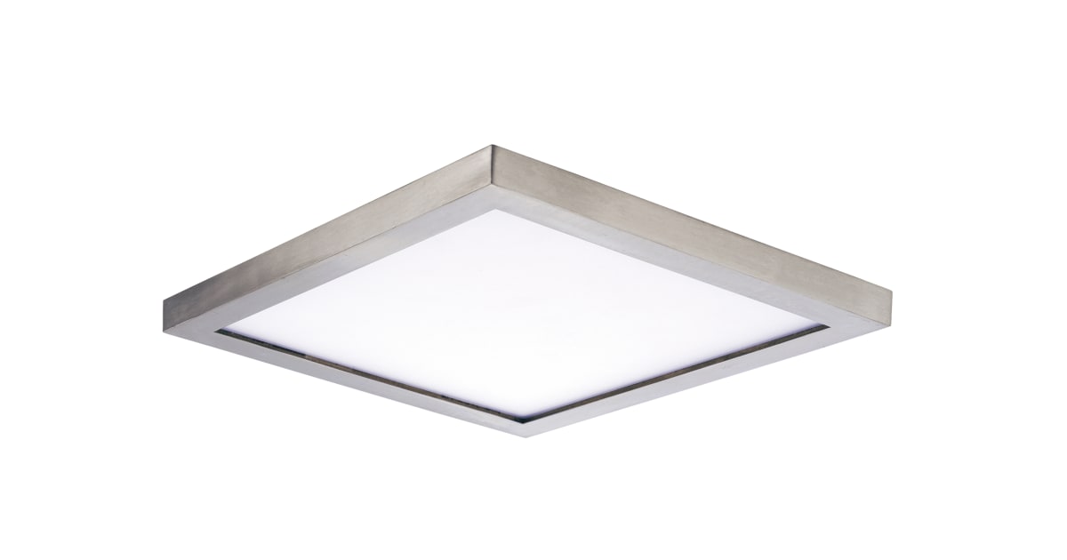 Maxim 58724WTSN Wafer 9" Wide Square LED Panel - 3000K - 2250 Lumens ...