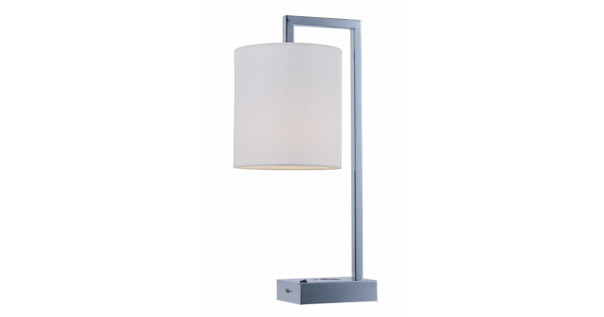 Maxim 60152WAPC Hotel Single Light 24" High Integrated LED Table Lamp ...