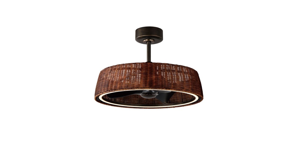 Maxim 61012RADBZ Tulum 29" 3 Blade Indoor / Outdoor LED Ceiling Fan ...