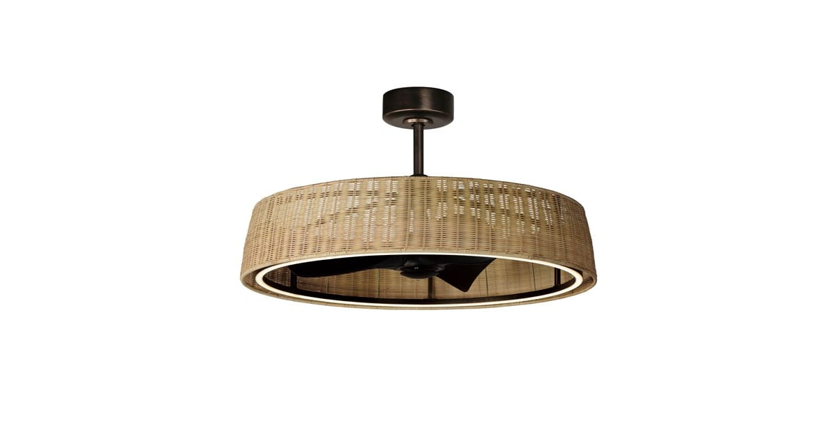 Maxim 61014NADBZ Tulum 35.75" 3 Blade Indoor / Outdoor LED Ceiling Fan ...