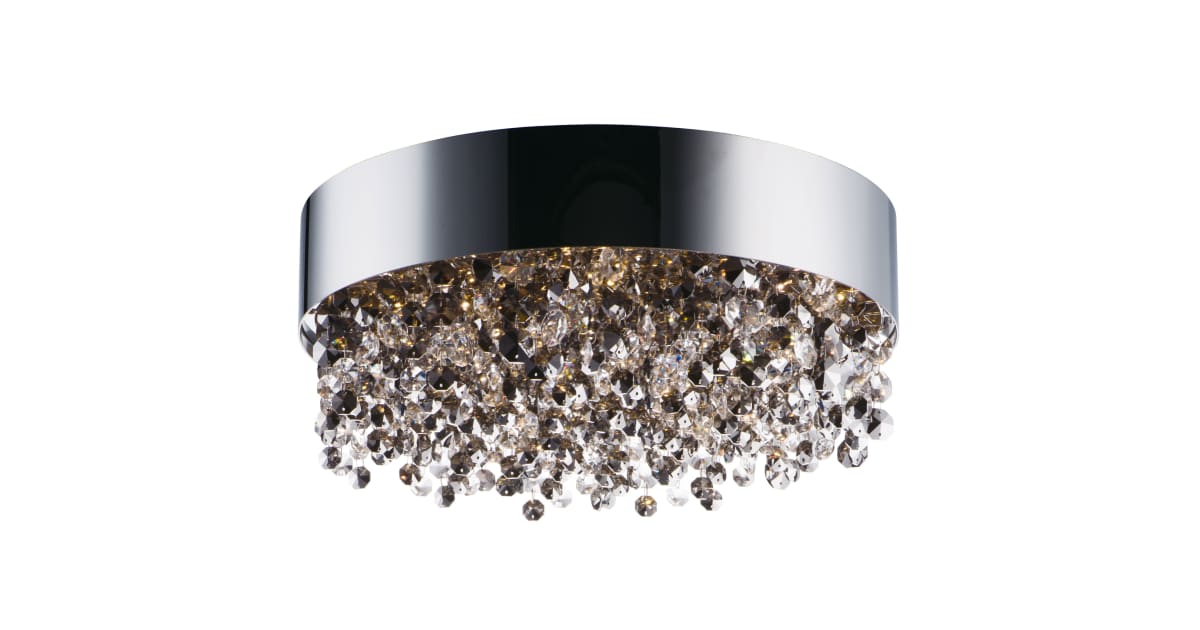 Maxim 39650MSKPC Mystic 16" Wide LED Crystal Ceiling Light | Ferguson Home