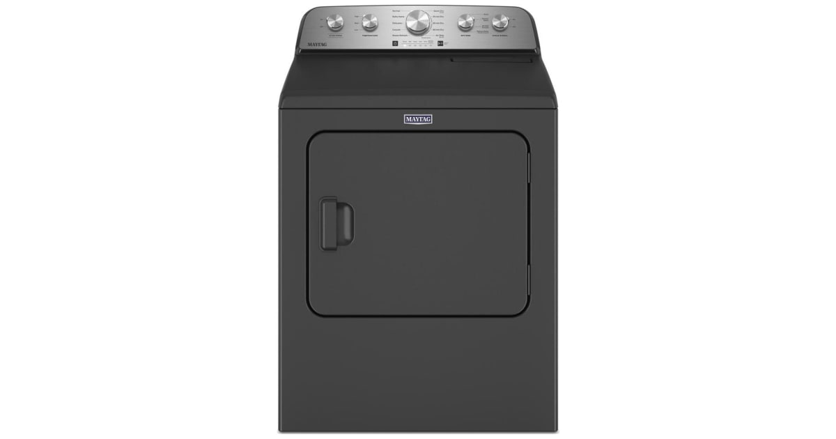 Maytag MED5430PBK 29 Inch Wide 7 Cu. Ft. Electric Dryer with Steam ...
