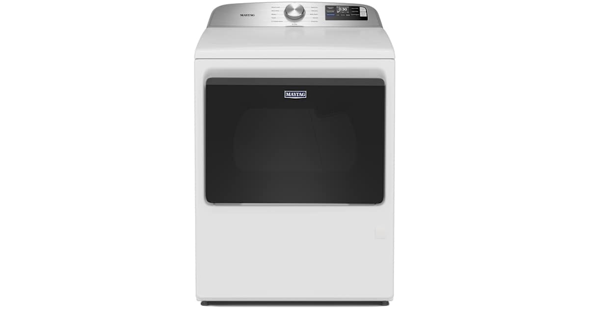 Maytag MED6205RW 27 Inch Wide 7.4 Cu. Ft. Electric Dryer with Extra ...