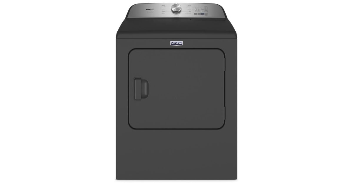 Maytag MED6500MBK 29 Inch Wide 7 Cu. Ft. Electric Dryer with Pet Pro ...