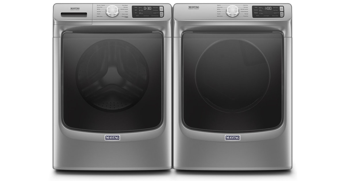 Maytag MHW6630HC-MED6630HC 27 Inch Wide 4.8 Cu. Ft. Washer and 27 Inch ...