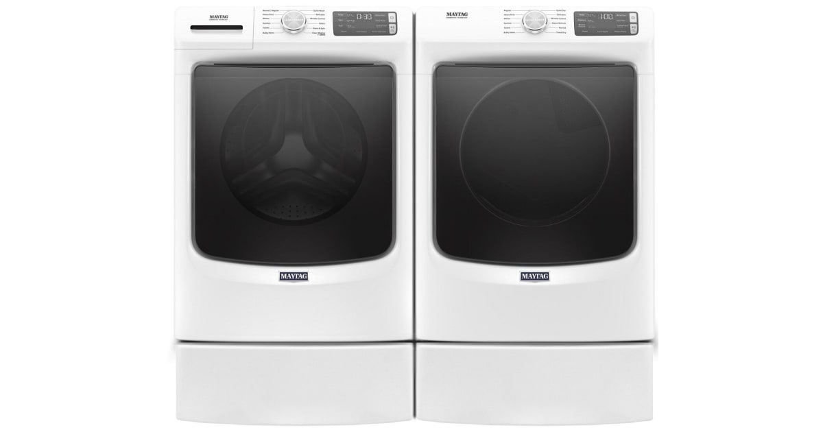 Maytag MHW6630HW-MED6630HW-XHP1000XW 27 Inch Wide 4.8 Cu. Ft. Washer ...