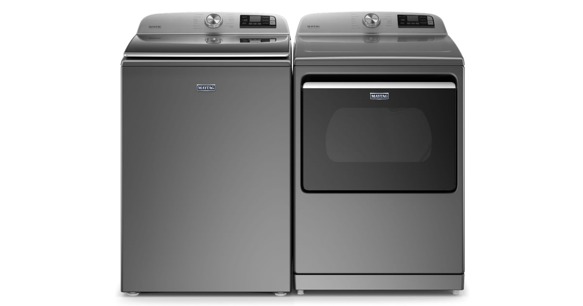 Maytag MVW7230HC-MGD7230HC 28 Inch Wide 5.2 Cu. Ft. Washer and 27 Inch ...
