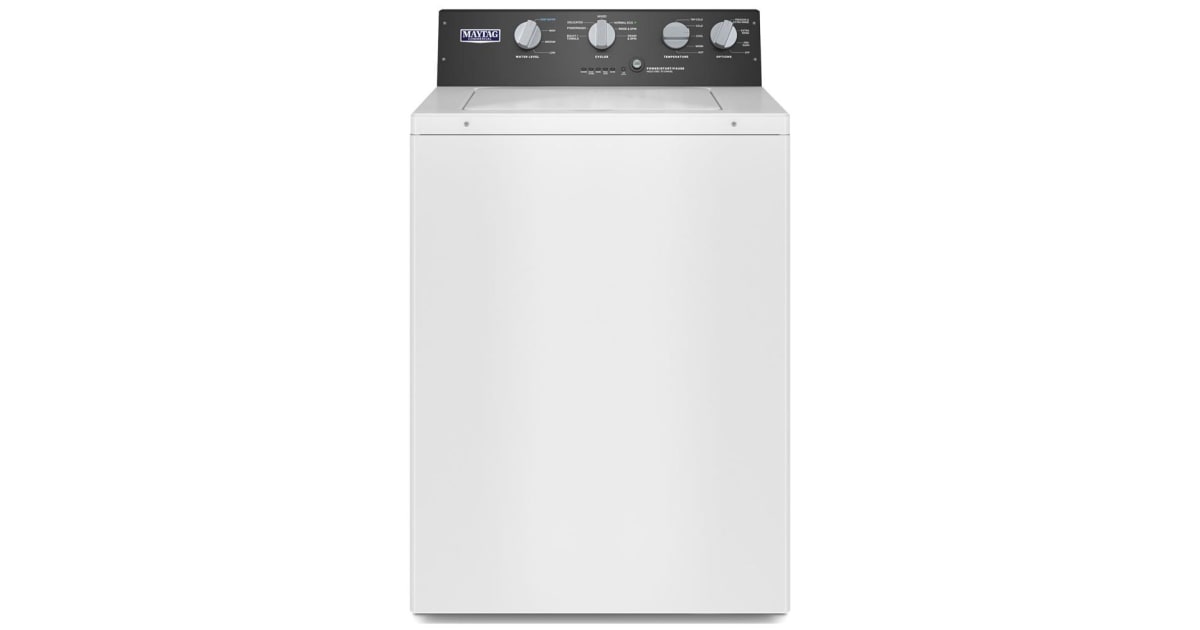Maytag MVWP586GW 27 Inch Wide 3.5 Cu. Ft. Top Loading Washing Machine ...