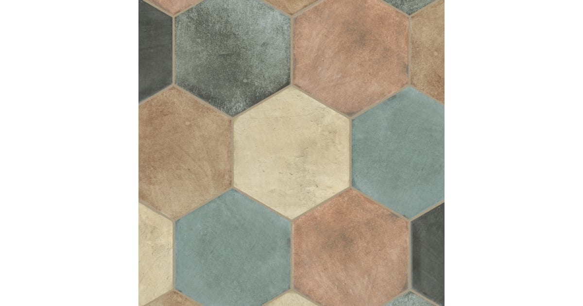 Merola Tile FBT9FXMI Fika Hex 3 in. x 12 in. Hexagon Floor and Wall ...