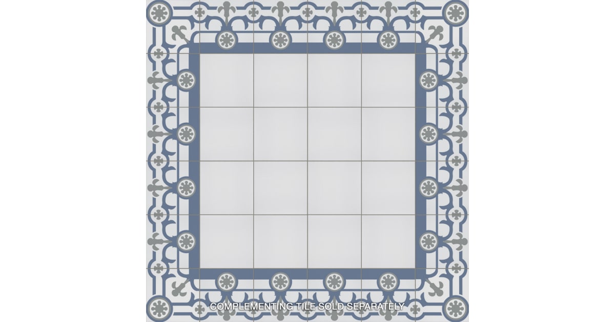 Merola Tile FCD10HBL Textile - 10" x 10" Square Wall Tile - Textured ...