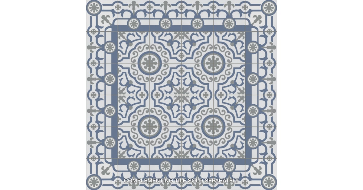 Merola Tile FCD10HDU Hidraulico - 10" x 10" Encaustic Tile - Textured ...