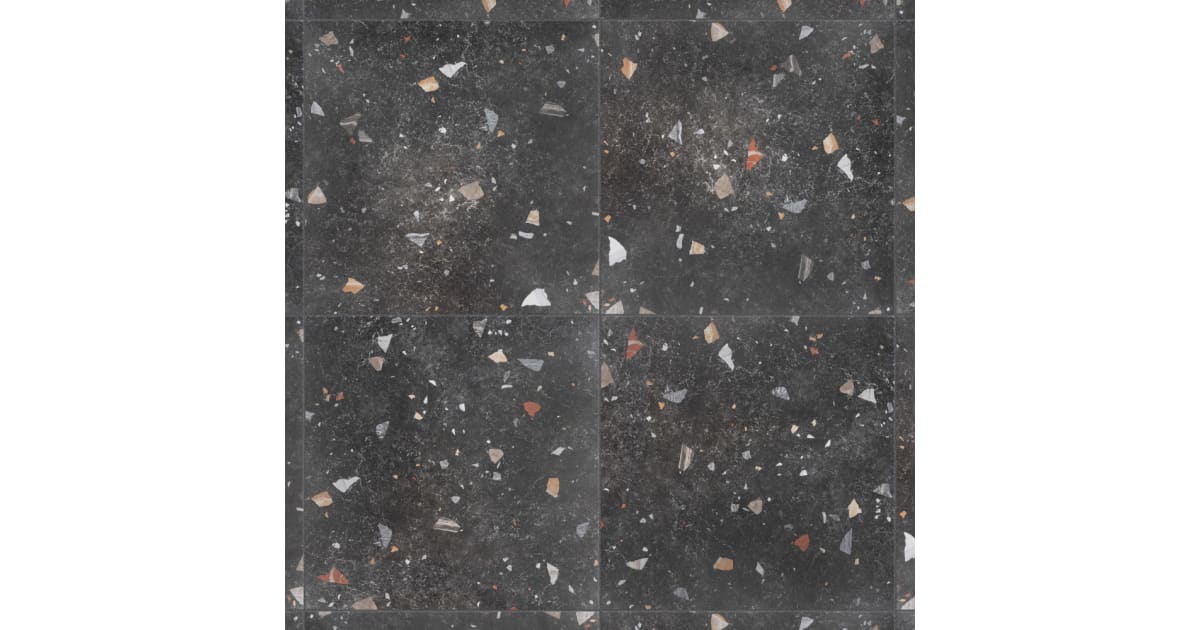 Merola Tile FCD26SNBK Sonar - 26" x 26" Square Floor and Wall Tile ...