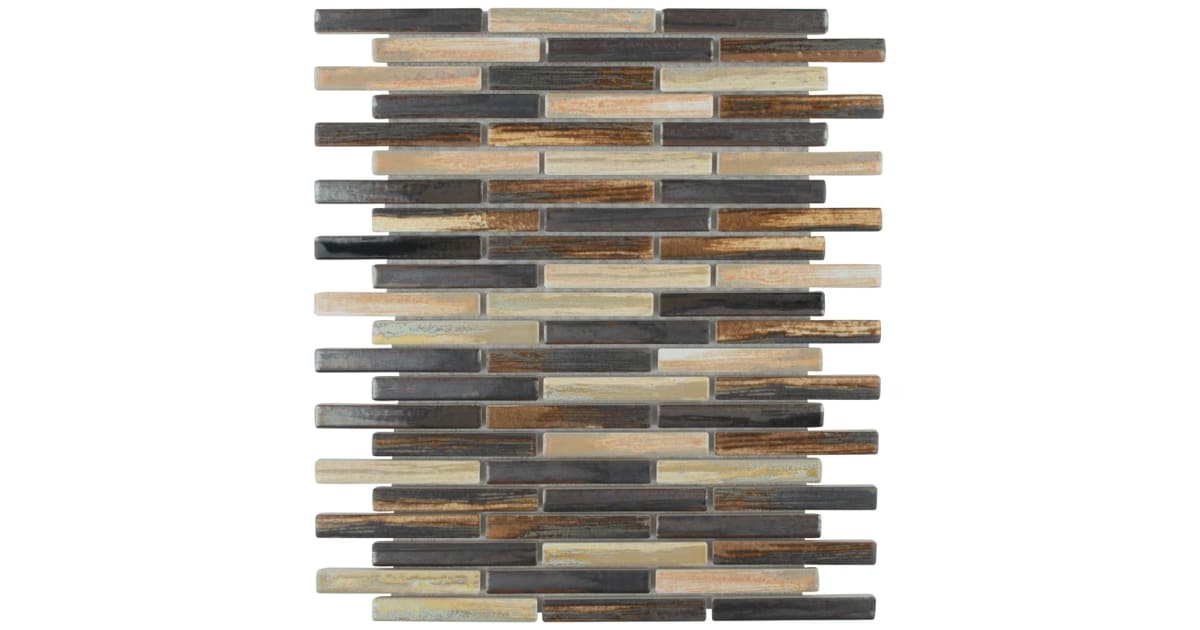 Merola Tile FCP53RHL Rustica Brick - 1" x 4" Rectangle Linear Floor and ...