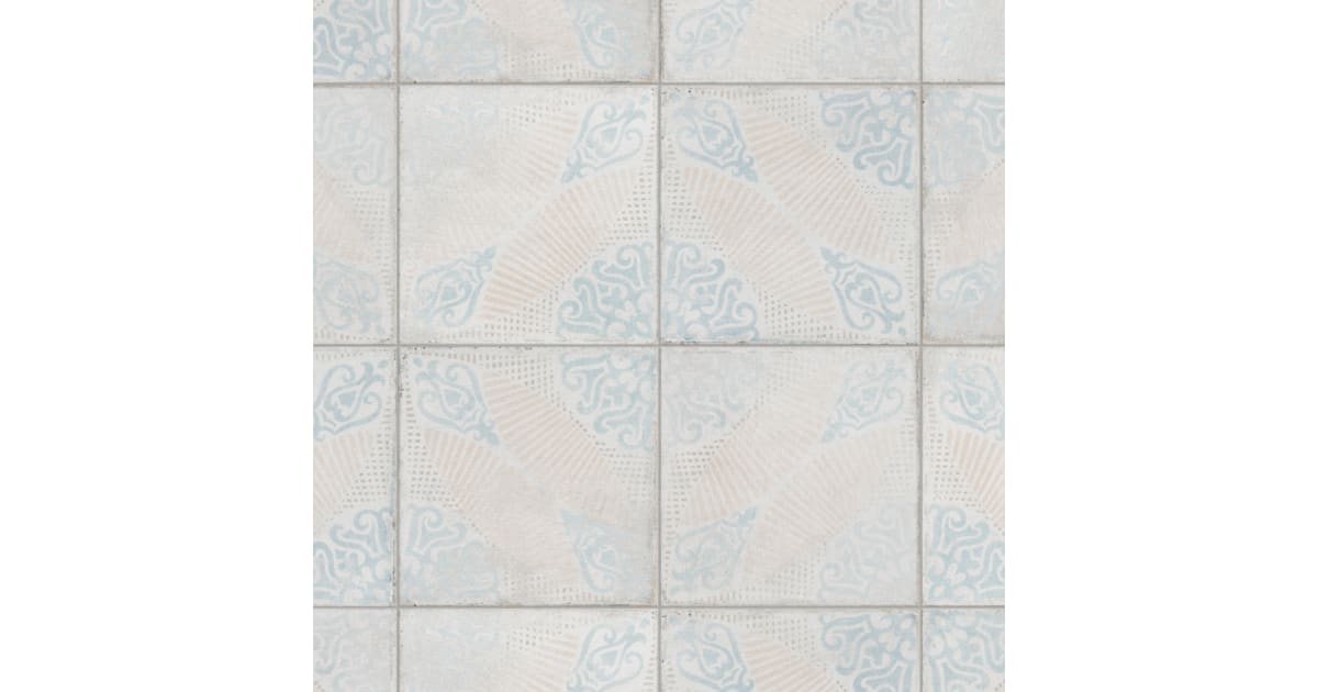 Merola Tile FEO6BARDGL Barcelona - 6" x 6" Square Floor and Wall Tile ...