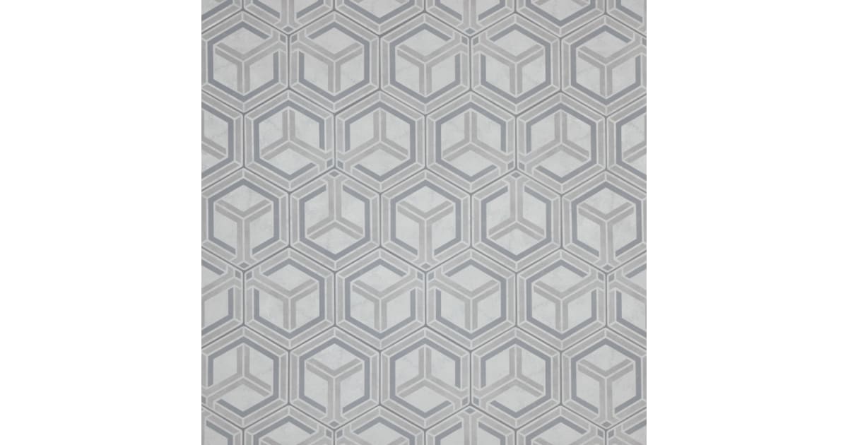Merola Tile FEO6OXDG Odda Hex - 6" x 7" Hexagon Wall Tile - Textured ...