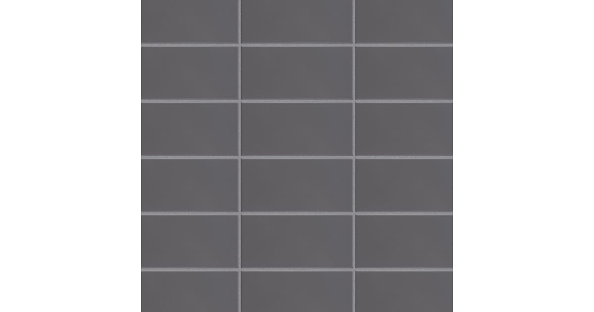 Merola Tile FGABPBKGG BioTech - 5" x 10" Rectangle Floor and Wall Tile ...