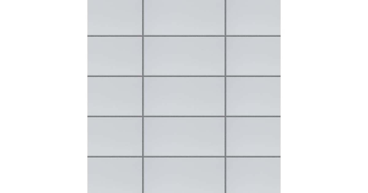 Merola Tile FGABPBKMW BioTech - 5" x 10" Rectangle Floor and Wall Tile ...