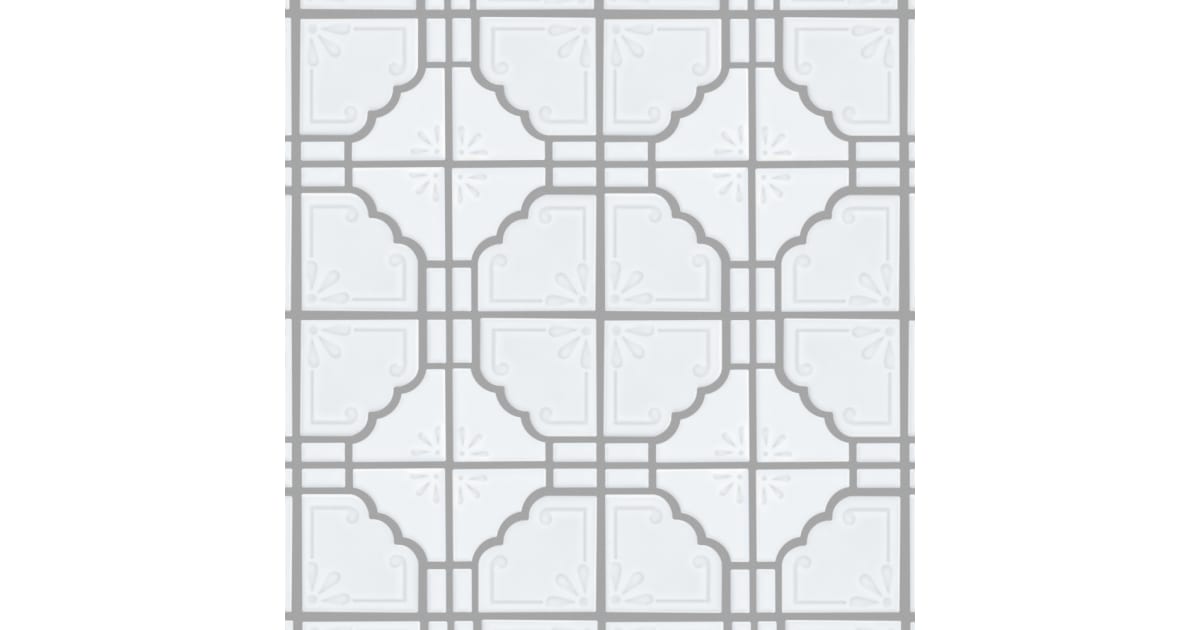 Merola Tile FKOMB10 Hudson Moonbeam - 12" x 12" Specialty Geometric ...
