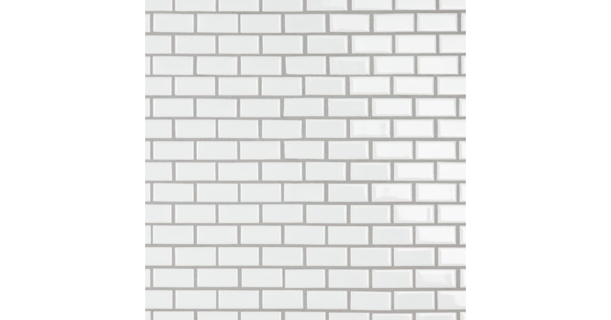 Merola Tile FKOVBS11 Hudson Subway - 1" x 2" Rectangle Brick Floor and ...