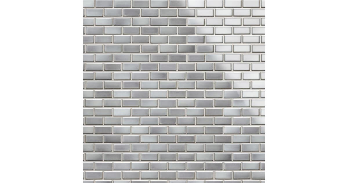 Merola Tile FKOVBS21 Hudson Subway - 12" x 12" Subway Floor and Wall ...