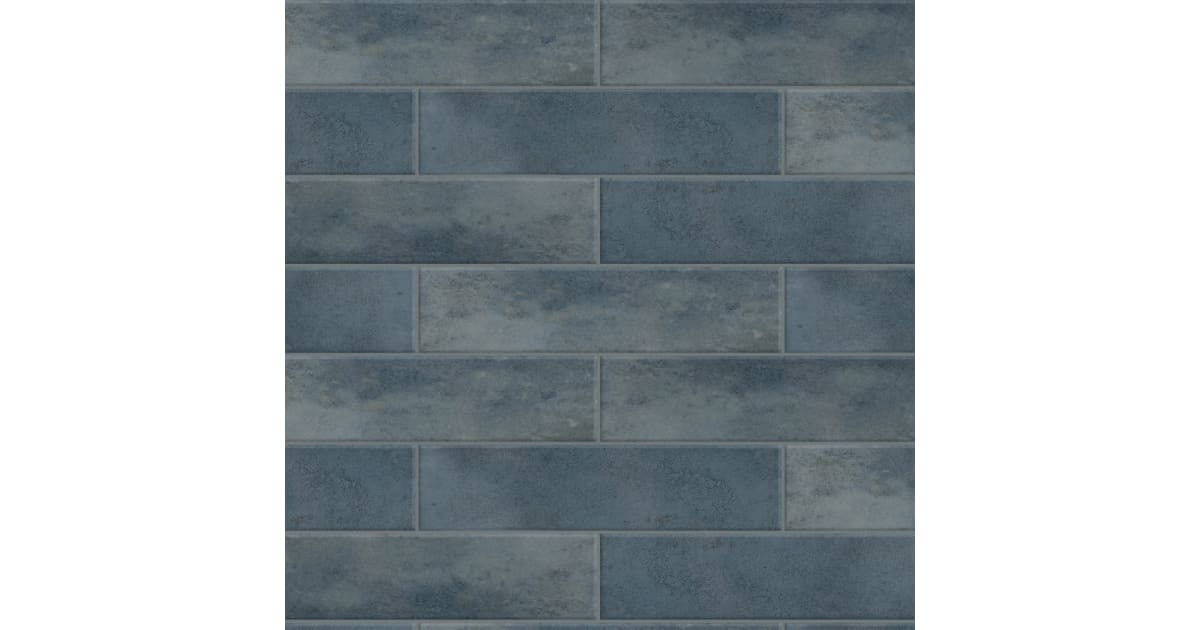 Merola Tile FNA10BCAIN Capri - 3" x 10" Rectangle Floor and Wall Tile ...