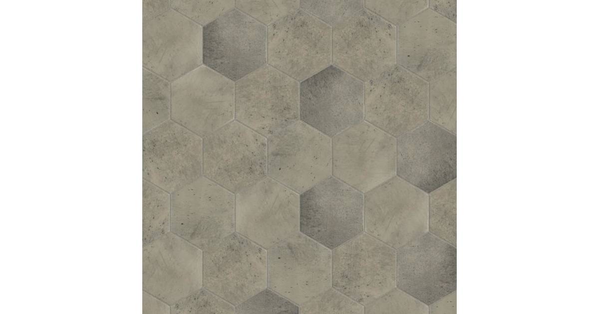 Merola Tile FNA10XCAFU Capri - 7" x 8" Hexagon Floor and Wall Tile ...
