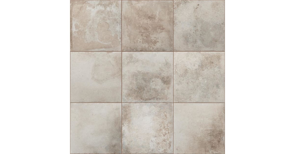 Merola Tile FNUBS9DT Americana - 9" x 9" Square Floor and Wall Tile ...