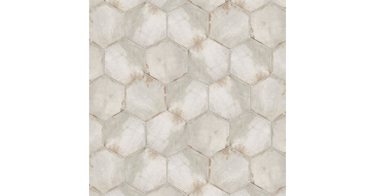 Merola Tile FNUDAXBI D'Anticatto Hex - 11" x 13" Hexagon Floor and Wall ...