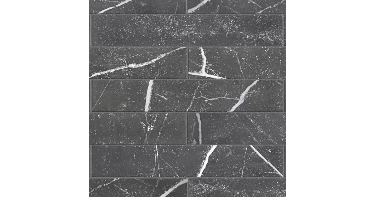 Merola Tile FOS3TIB Tinos - 3" x 17" Rectangle Floor and Wall Tile ...