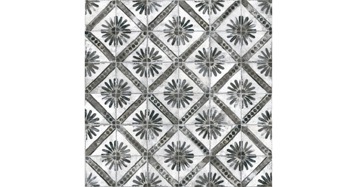 Merola Tile FPE18KMCGY Kings Marrakech - 18" x 18" Square Floor and ...