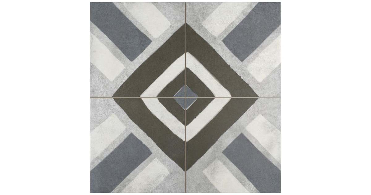 Merola Tile FPE18KSA Kings Sena - 18" x 18" Square Floor and Wall Tile ...