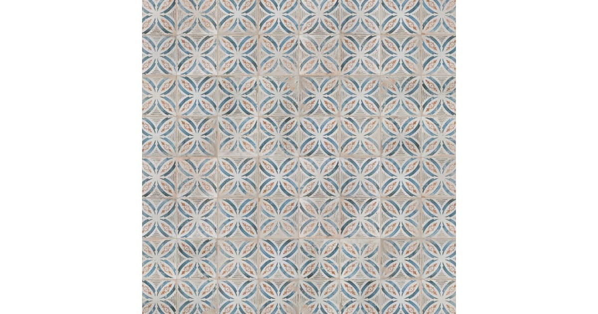 Merola Tile FPE18ROPE Kings Root - 18" x 18" Square Floor and Wall Tile ...