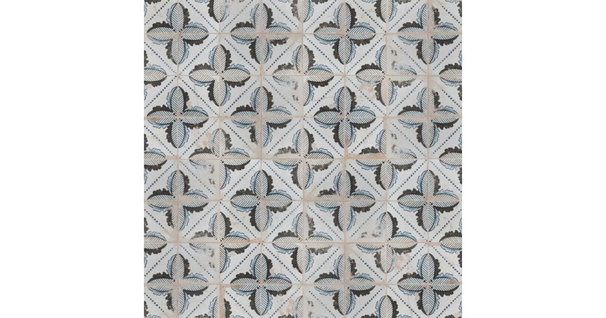 Merola Tile FPE18ROPI Kings Root Pinnate - 18" x 18" Square Floor and ...