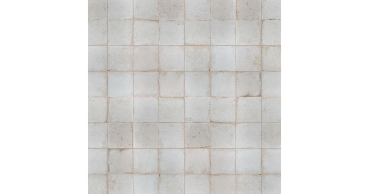 Merola Tile FPE18ROWH Kings Root - 18" x 18" Square Floor and Wall Tile ...
