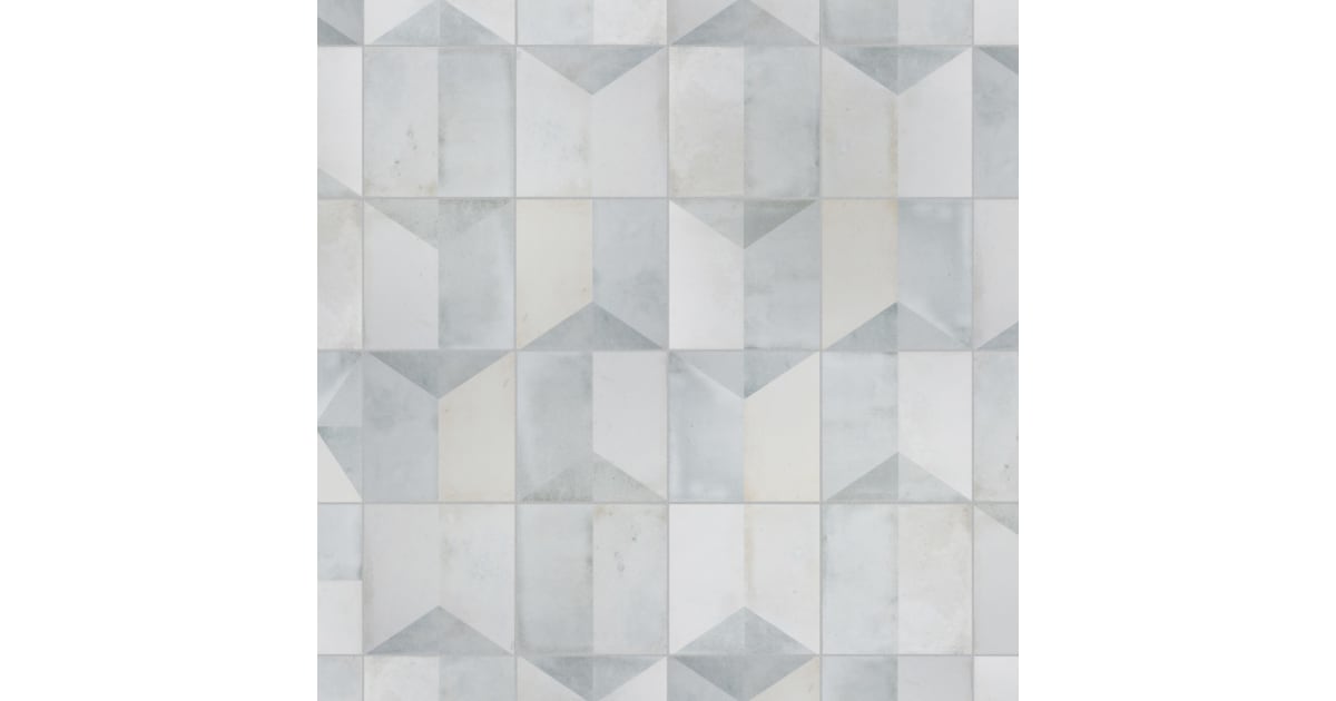 Merola Tile FPEGEO Geomento - 18" x 18" Square Floor and Wall Tile ...